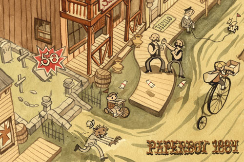 Paper Boy 1884 - Nucleus | Art Gallery and Store