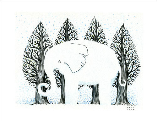 The Pachyderm Forest [PRINT] - Nucleus | Art Gallery and Store