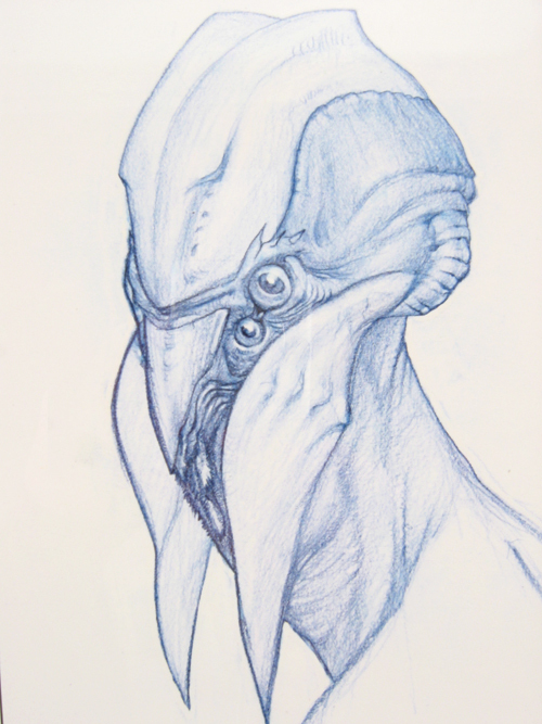 Spaghetti Face Alien - Nucleus | Art Gallery and Store