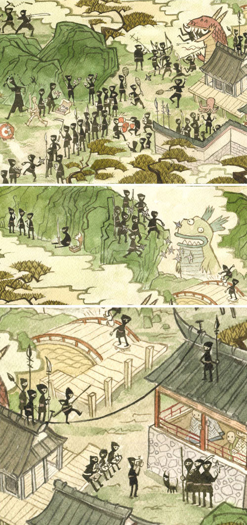 Ninjas All Over The Place - Nucleus | Art Gallery and Store