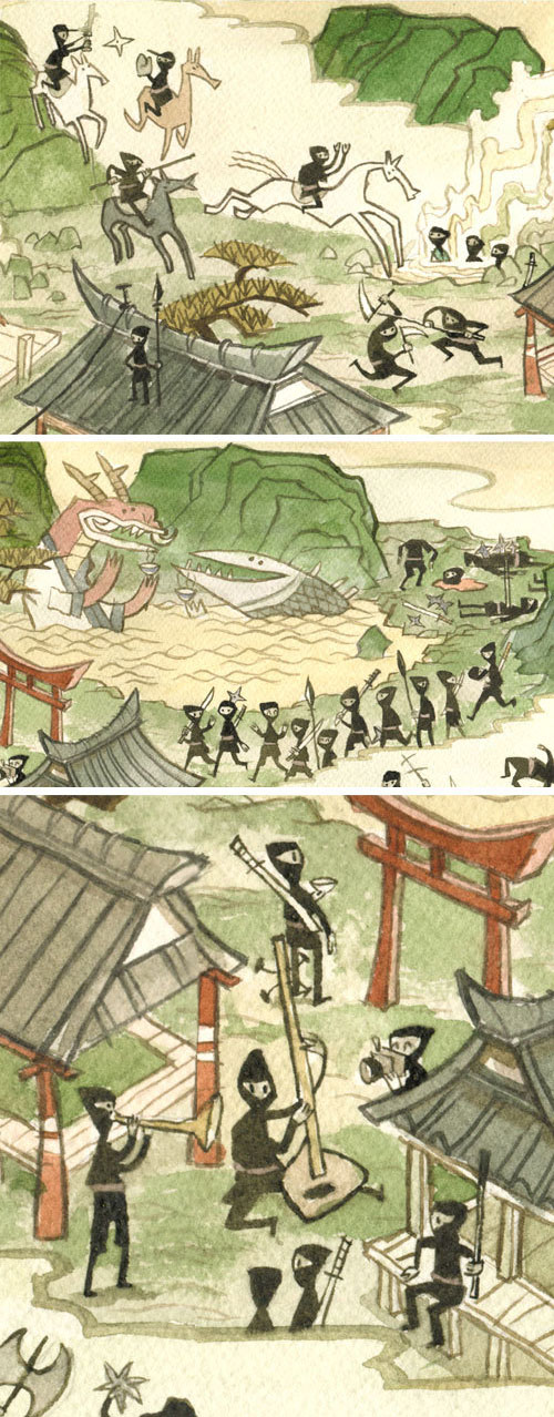 Ninjas All Over The Place - Nucleus | Art Gallery and Store