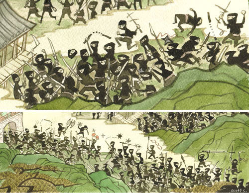 Ninjas All Over The Place - Nucleus | Art Gallery and Store