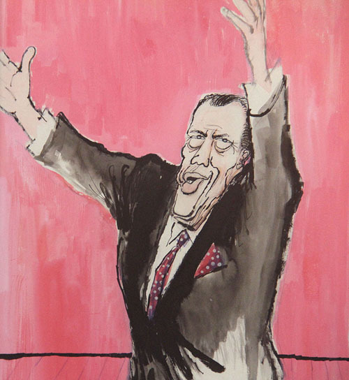 Gesturing Ed Sullivan - Nucleus | Art Gallery and Store
