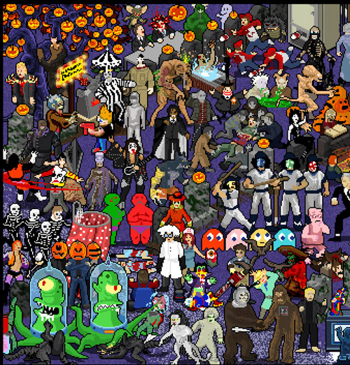 Pixel Poster Halloween - Nucleus | Art Gallery and Store