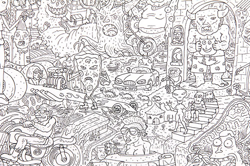 Biker Doodle - Nucleus | Art Gallery and Store