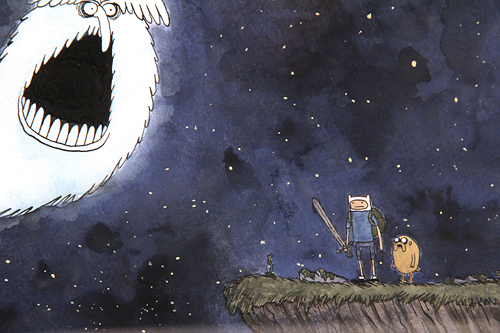 Finn and Jake Prepare to Face the Great Ghost Wizard - Nucleus | Art ...