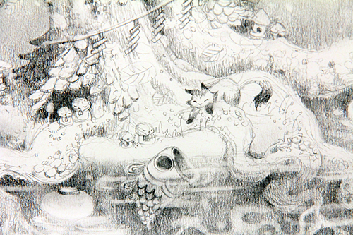 Babu's Nagasaki Festival (Drawing) - Nucleus | Art Gallery and Store