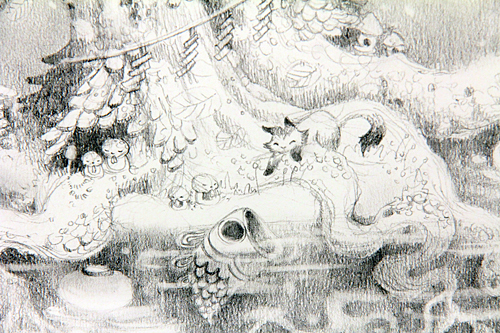 Babu's Nagasaki Festival (Drawing) - Nucleus | Art Gallery and Store