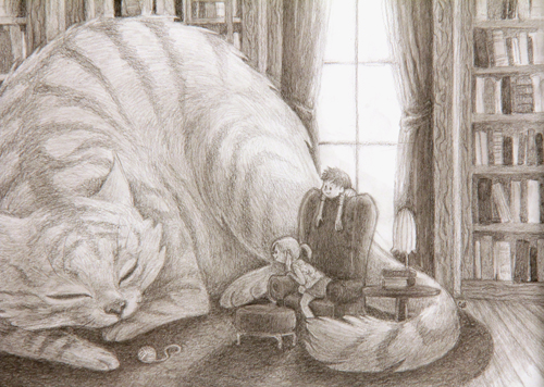The Cat in the Library - Nucleus | Art Gallery and Store