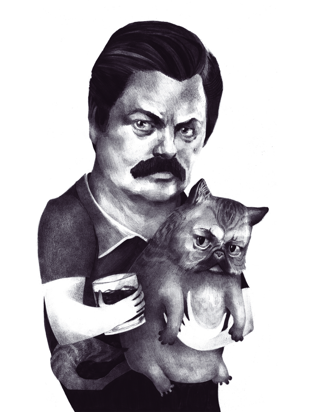 Ron Swanson - Nucleus | Art Gallery and Store