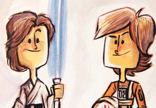 The Evolution of Luke Skywalker - Nucleus | Art Gallery and Store