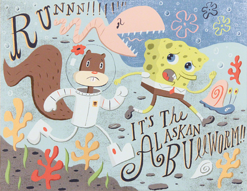 Spongebob Alaskan Bull Worm