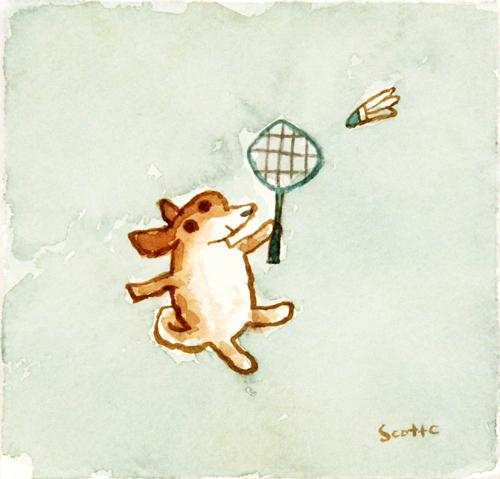 Badminton Dog - Nucleus | Art Gallery and Store