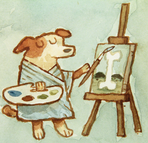 Master Painter Dog - Nucleus | Art Gallery and Store