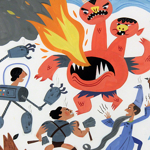 Fire Battle - Nucleus | Art Gallery and Store