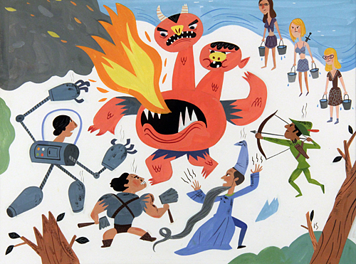 Fire Battle - Nucleus | Art Gallery and Store