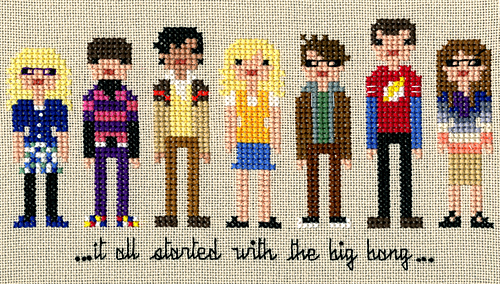 Pixel People - Big Bang Theory - Nucleus | Art Gallery and Store