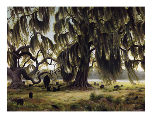 Creepy Tree Painting