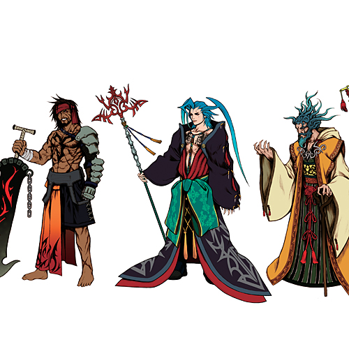 Concept Art Character Line Up (FFX) - Nucleus | Art Gallery and Store