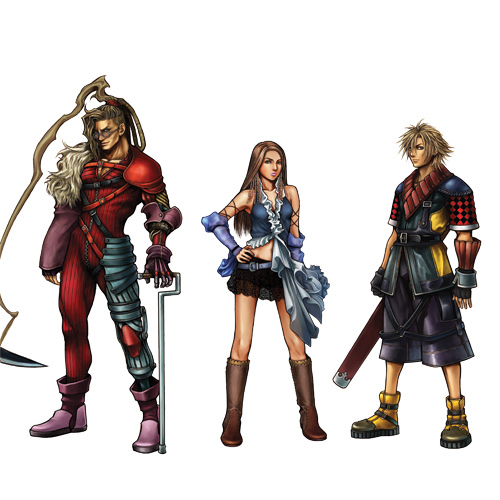 Character Line Up (FFX 2) - Nucleus | Art Gallery and Store