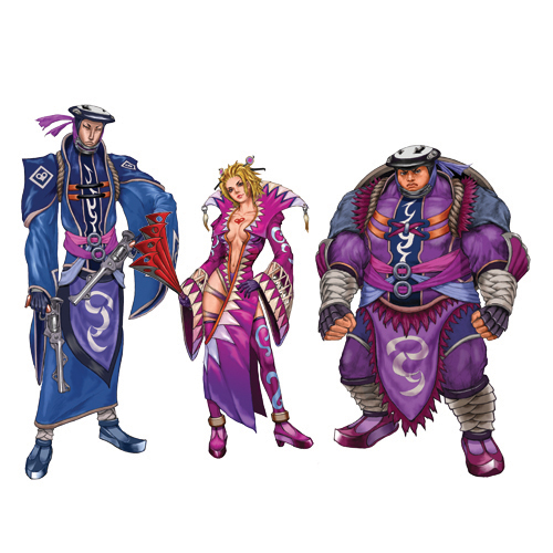 Character Line Up (FFX 2) - Nucleus | Art Gallery and Store