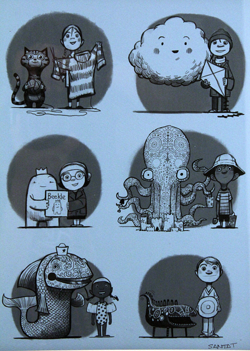 Beekle Portraits (Inside Cover) - Nucleus | Art Gallery and Store