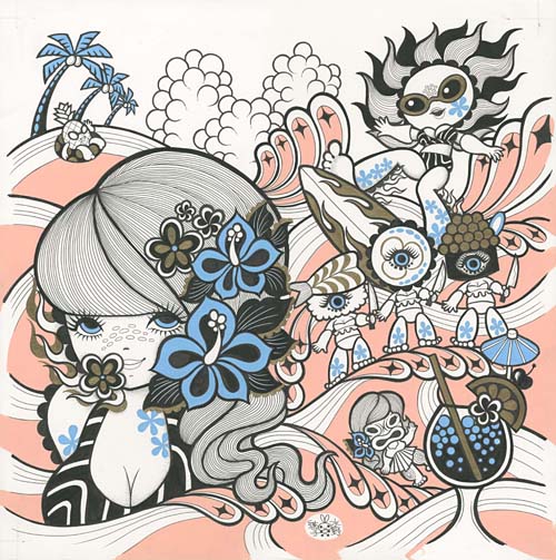 Summer Vacation (Acrylic Ink) - Nucleus | Art Gallery and Store