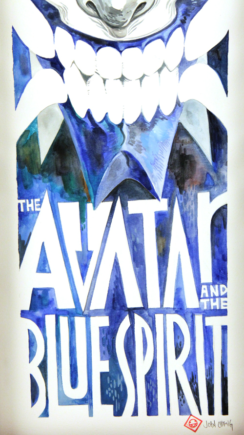 The Avatar and the Blue Spirit - Nucleus | Art Gallery and Store