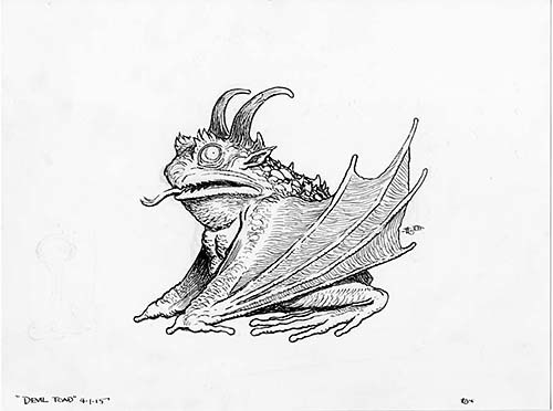 Devil Toad (Dark Sword Miniatures Design) - Nucleus | Art Gallery and Store