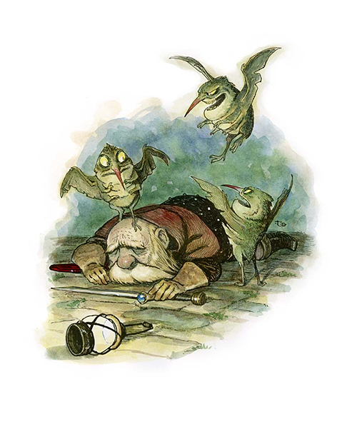 Stirge Attack (Realms) - Nucleus | Art Gallery and Store