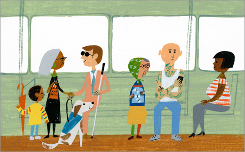 Last Stop On Market Street - Bus Scene 2 [PRINT] - Nucleus | Art ...