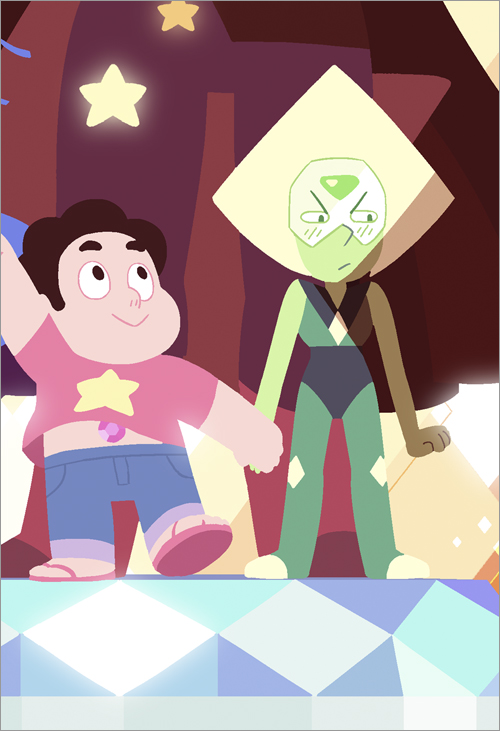 Steven and the Homeworld Gems (print) - Nucleus | Art Gallery and Store