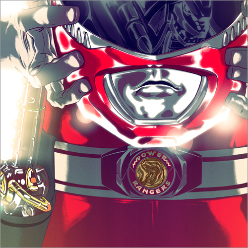 Red Ranger with Dragon Armor Cover - Nucleus | Art Gallery and Store