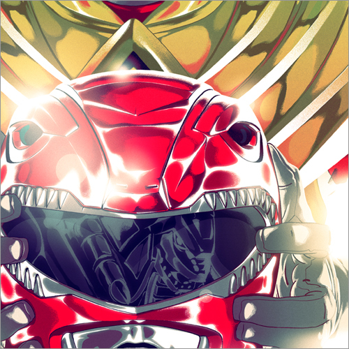 Red Ranger with Dragon Armor Cover - Nucleus | Art Gallery and Store