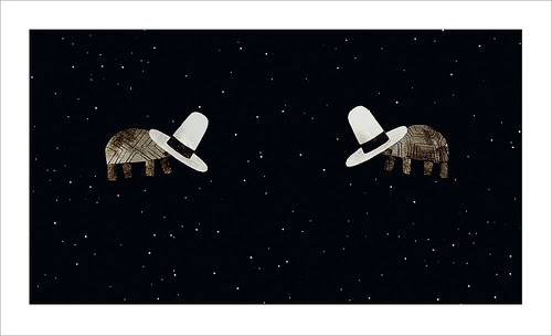 Jon Klassen - Print - We Found A Hat - Page 44-45 - Nucleus | Art ...