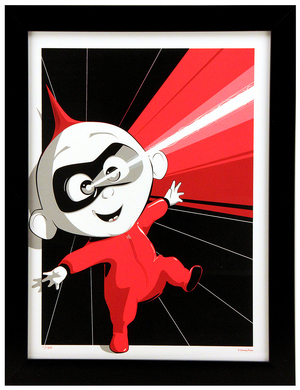 Cyclops Print Works Print #91: Jack Jack by Craig Drake (FRAMED #1 ...