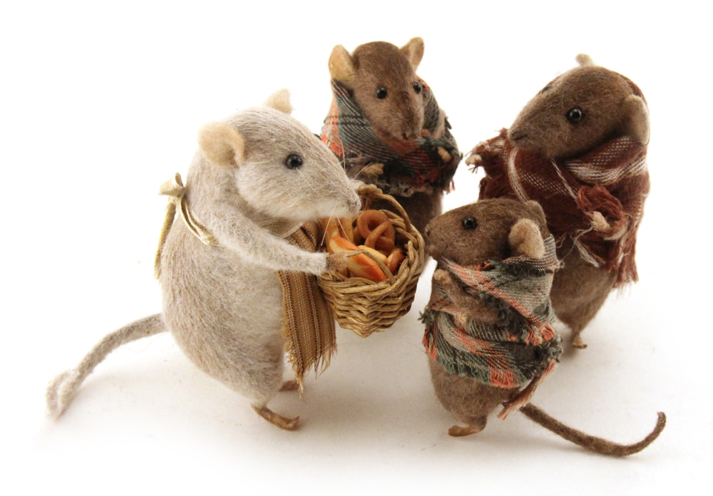 Four Mice (set of 3) - Nucleus | Art Gallery and Store