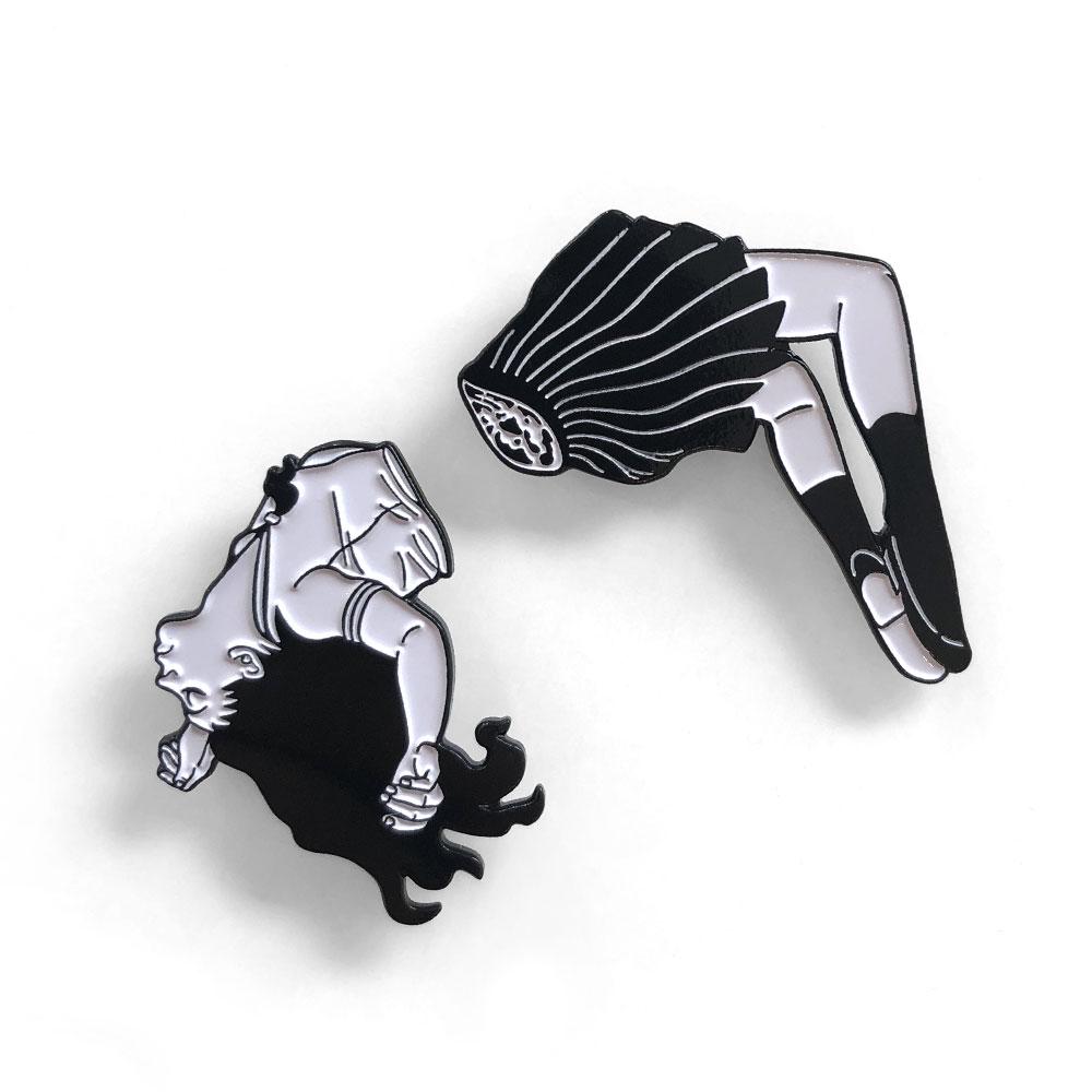 Cutting Class by Oozy - Nucleus Enamel Pin - Nucleus | Art Gallery and Store