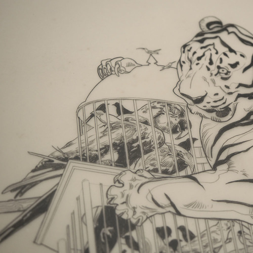 Aviary (Drawing) - Nucleus | Art Gallery and Store