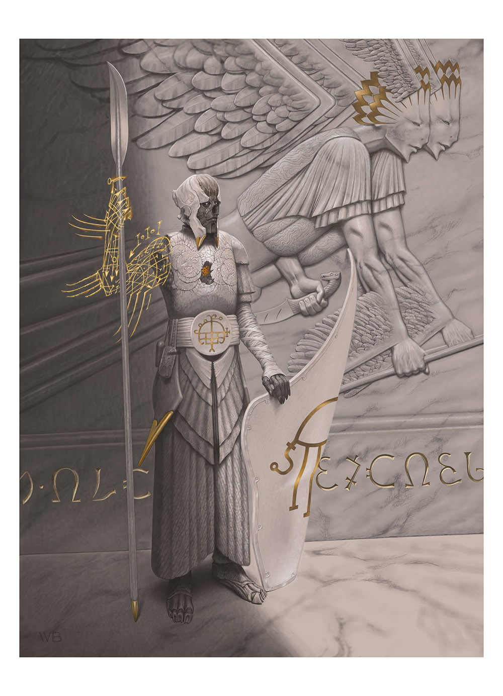 Sargatanas' Shrine Guard (Published in Psychopomp) - Nucleus | Art Gallery and Store