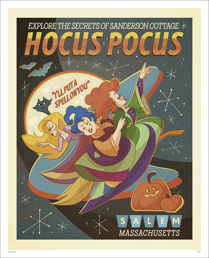 Hocus Pocus - Salem (PRINT) - Nucleus | Art Gallery and Store