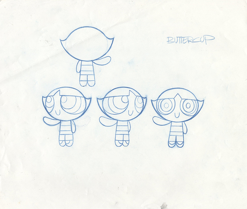 PPG - Original Production Character Model Turnaround: Buttercup ...
