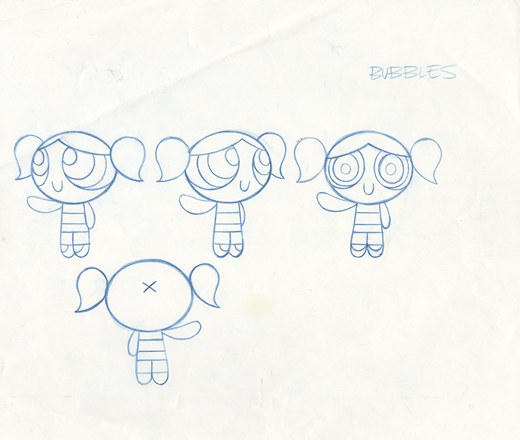 PPG - Original Production Character Model Turnaround: Bubbles - Nucleus ...