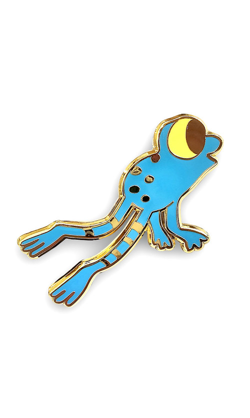 Tad The Frog - Nucleus x Benji Davies Enamel Pin - Nucleus | Art Gallery and Store