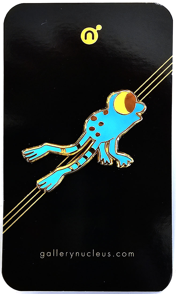 Tad The Frog - Nucleus x Benji Davies Enamel Pin - Nucleus | Art Gallery and Store