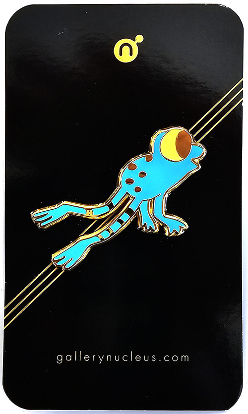 Tad The Frog - Nucleus x Benji Davies Enamel Pin - Nucleus | Art Gallery and Store